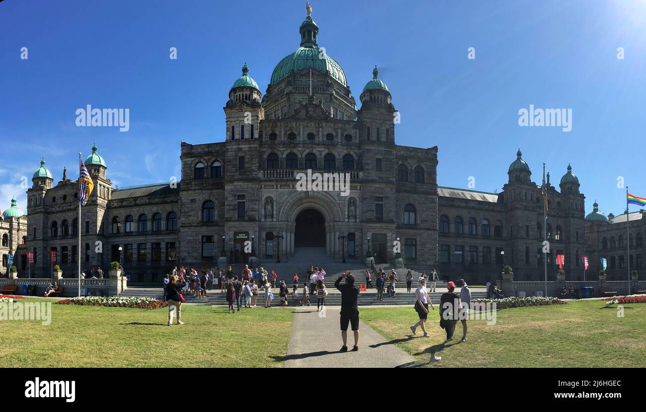 Parliament house at Victoria Island BC Canada Stock Photo - Alamy