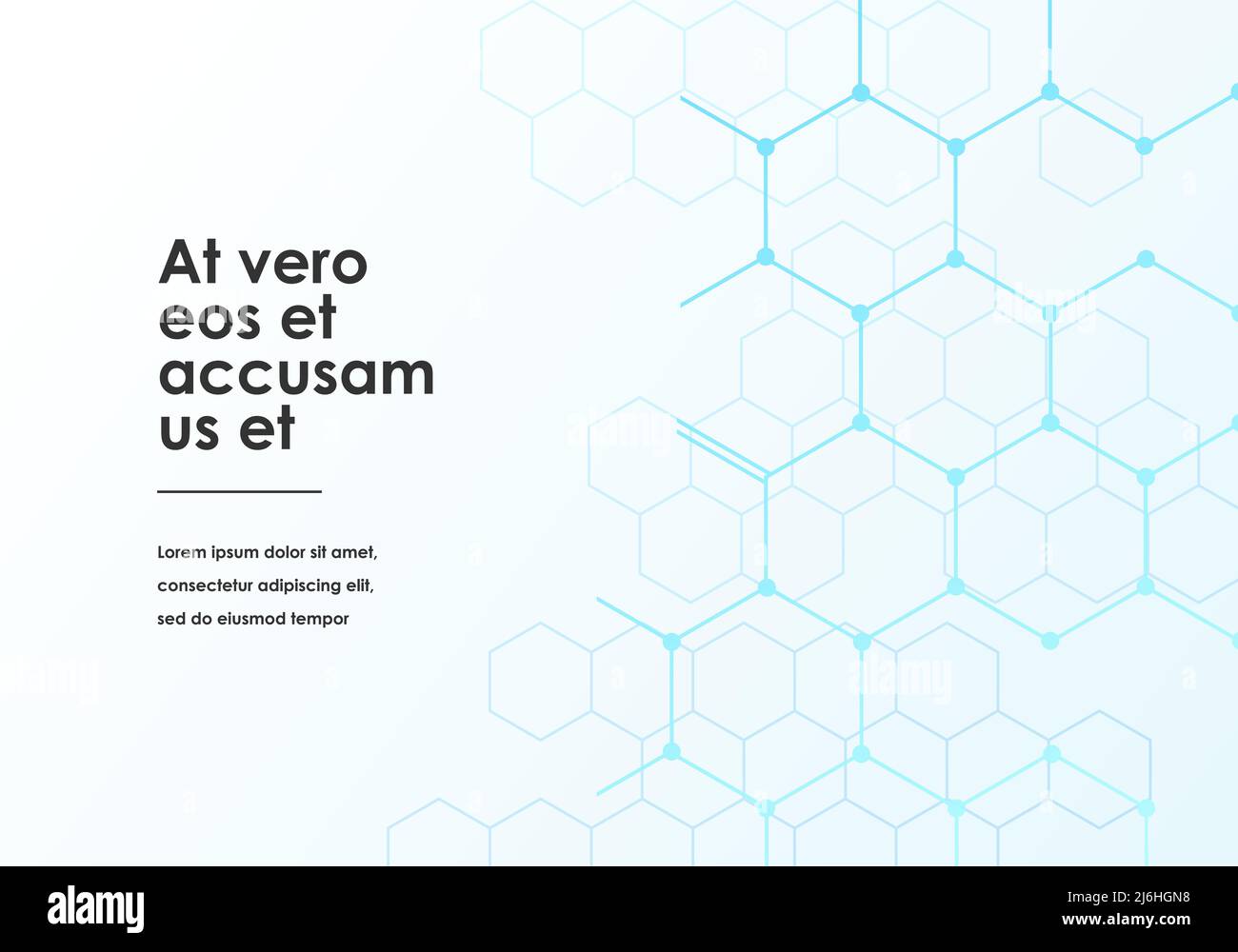 Hexagon line design hi-res stock photography and images - Alamy