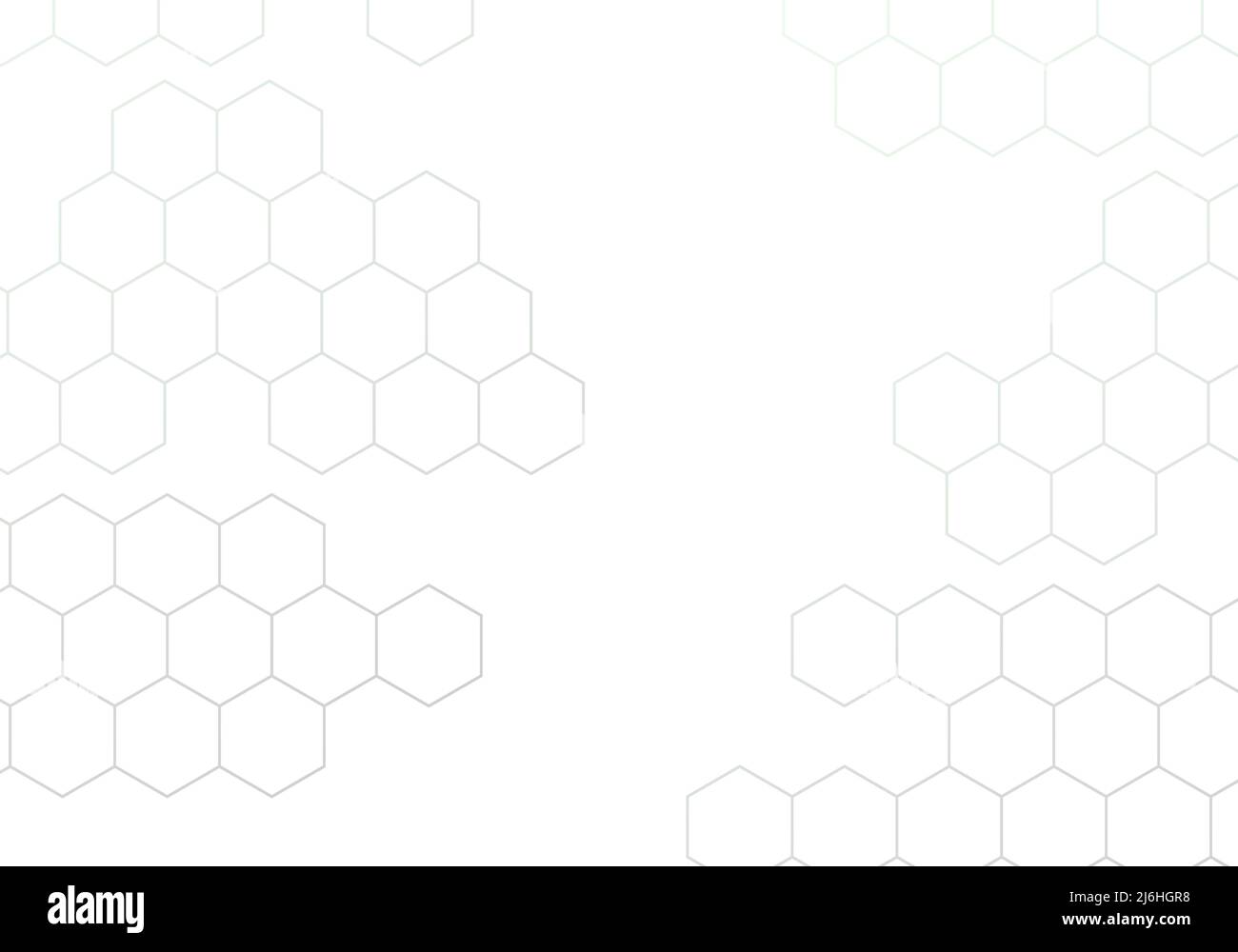 Vector abstract geometric shape with hexagons molecule connect Stock ...