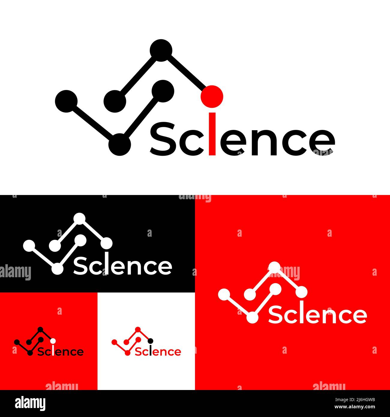 Science logo hi-res stock photography and images - Alamy