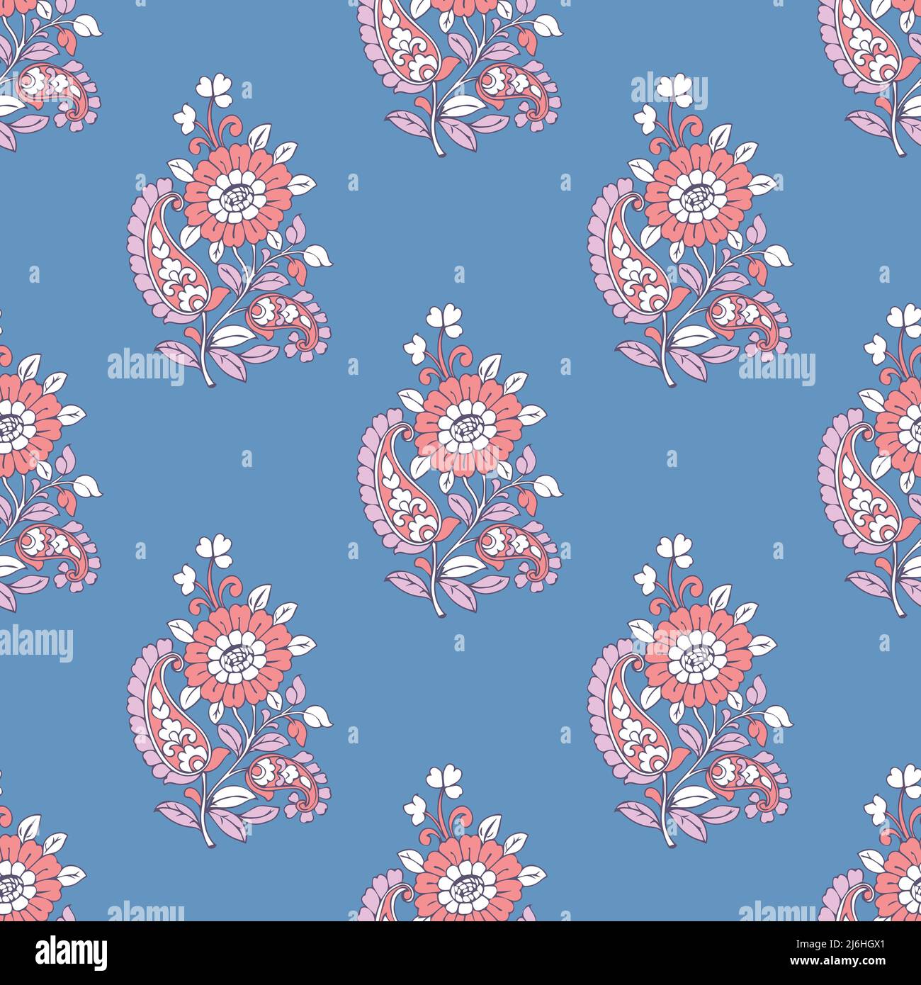 Block print pattern hi-res stock photography and images - Alamy