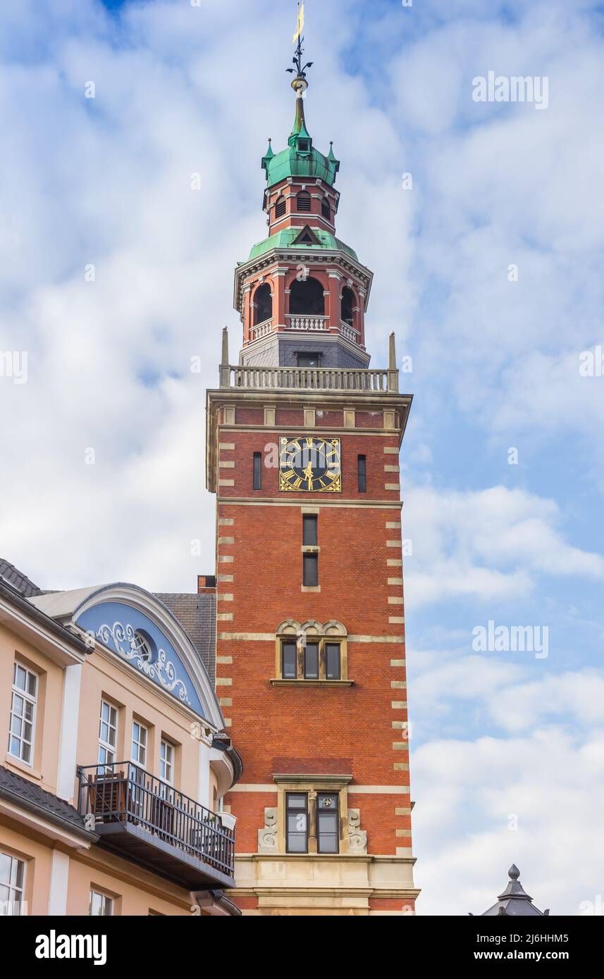 Tower of the historic town hall of leer hi-res stock photography and ...