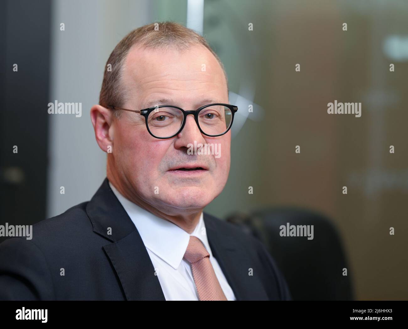 02 May 2021, Baden-Wuerttemberg, Stuttgart: Roman Glaser, Chairman of ...