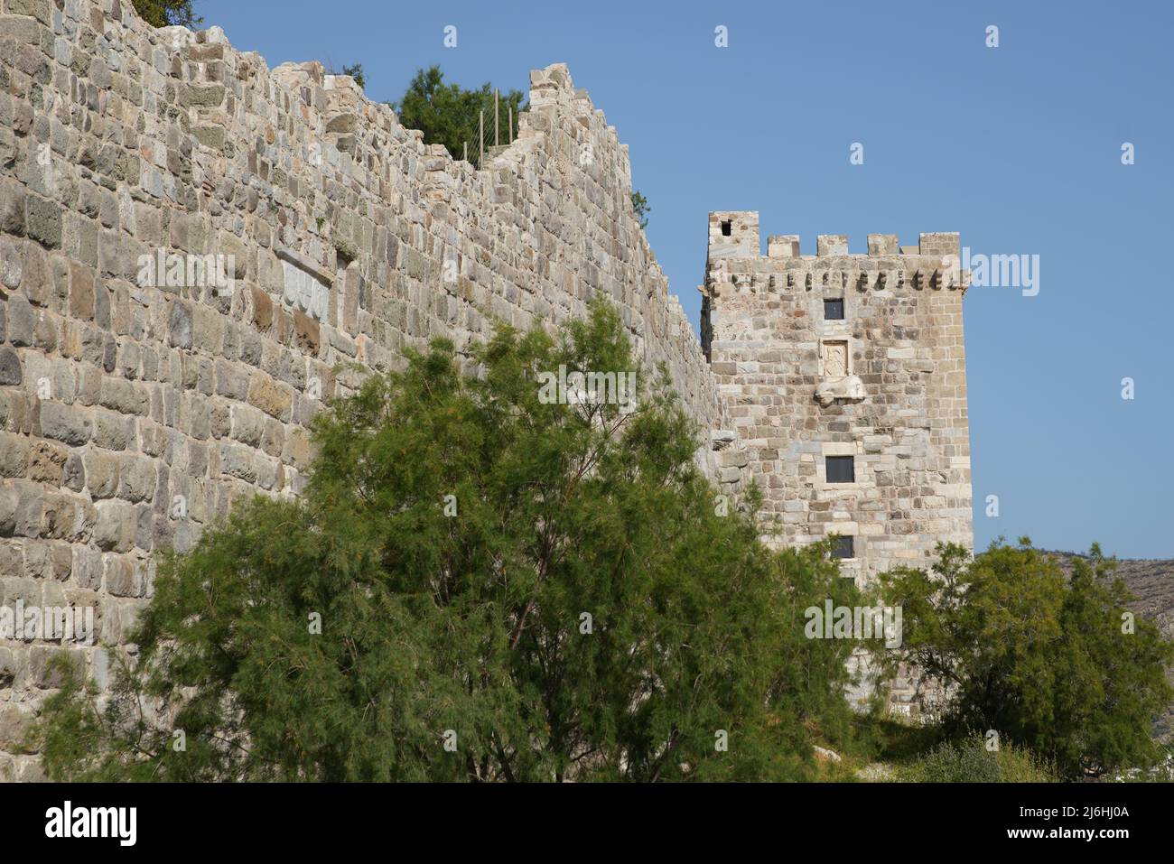 Bodrum Castle in Bodrum Town, Mugla, Turkey Stock Photo - Alamy