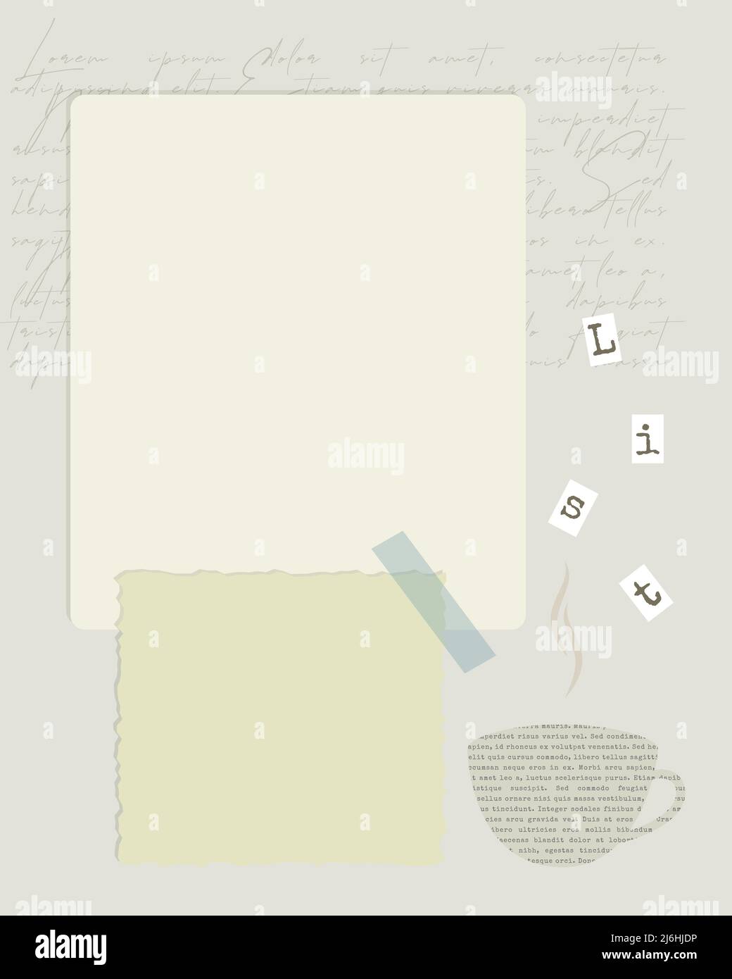 Blank craft paper cup Stock Vector Images - Alamy