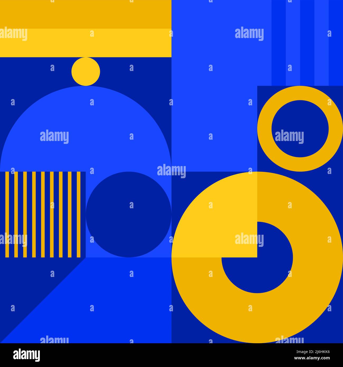 Geometric abstract vector pattern artwork made with various geometry ...