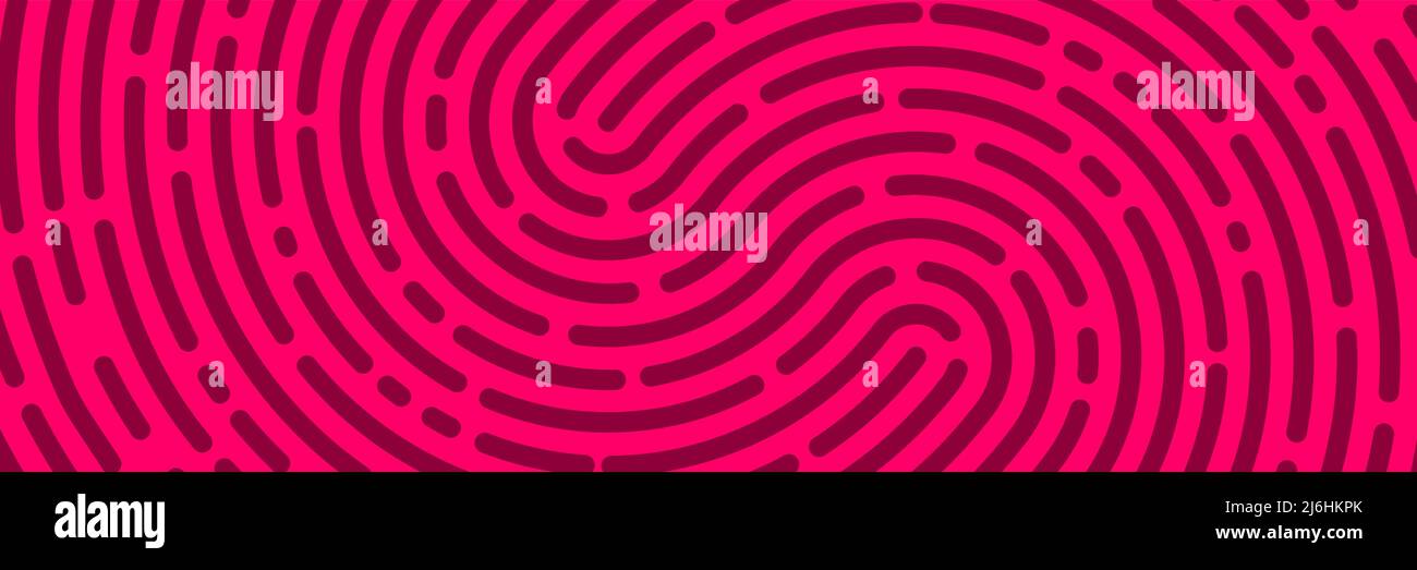 Background fingerprint, print, banner identification. Vector ...
