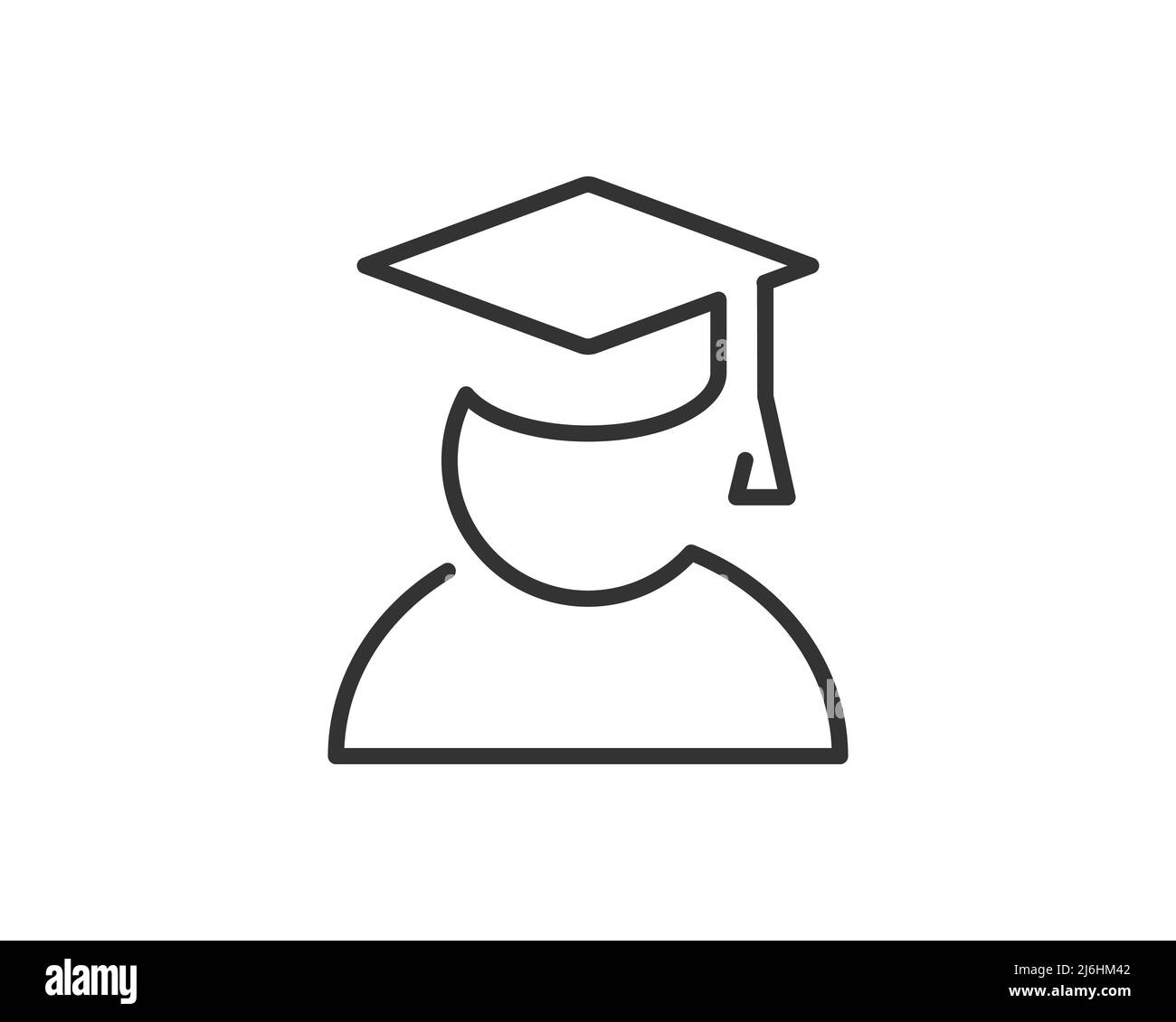 Education icon vector illustartion. College cap or graduate hat symbol ...