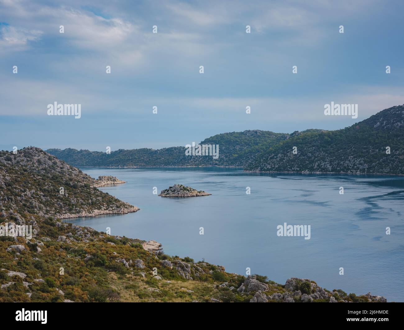 Travel and tourist attractions at Kekova island, Turkey. beautiful view ...