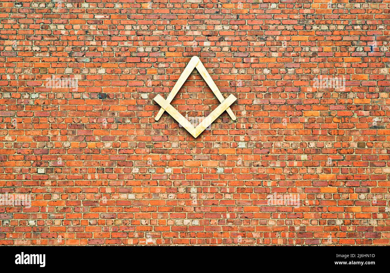 Freemasons symbol hi-res stock photography and images - Alamy