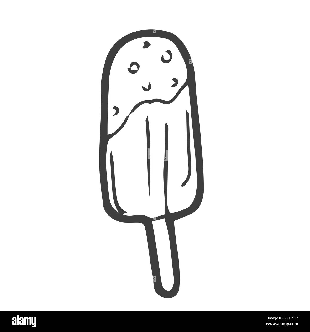 Hand drawn doodle ice cream Stock Vector Image & Art - Alamy