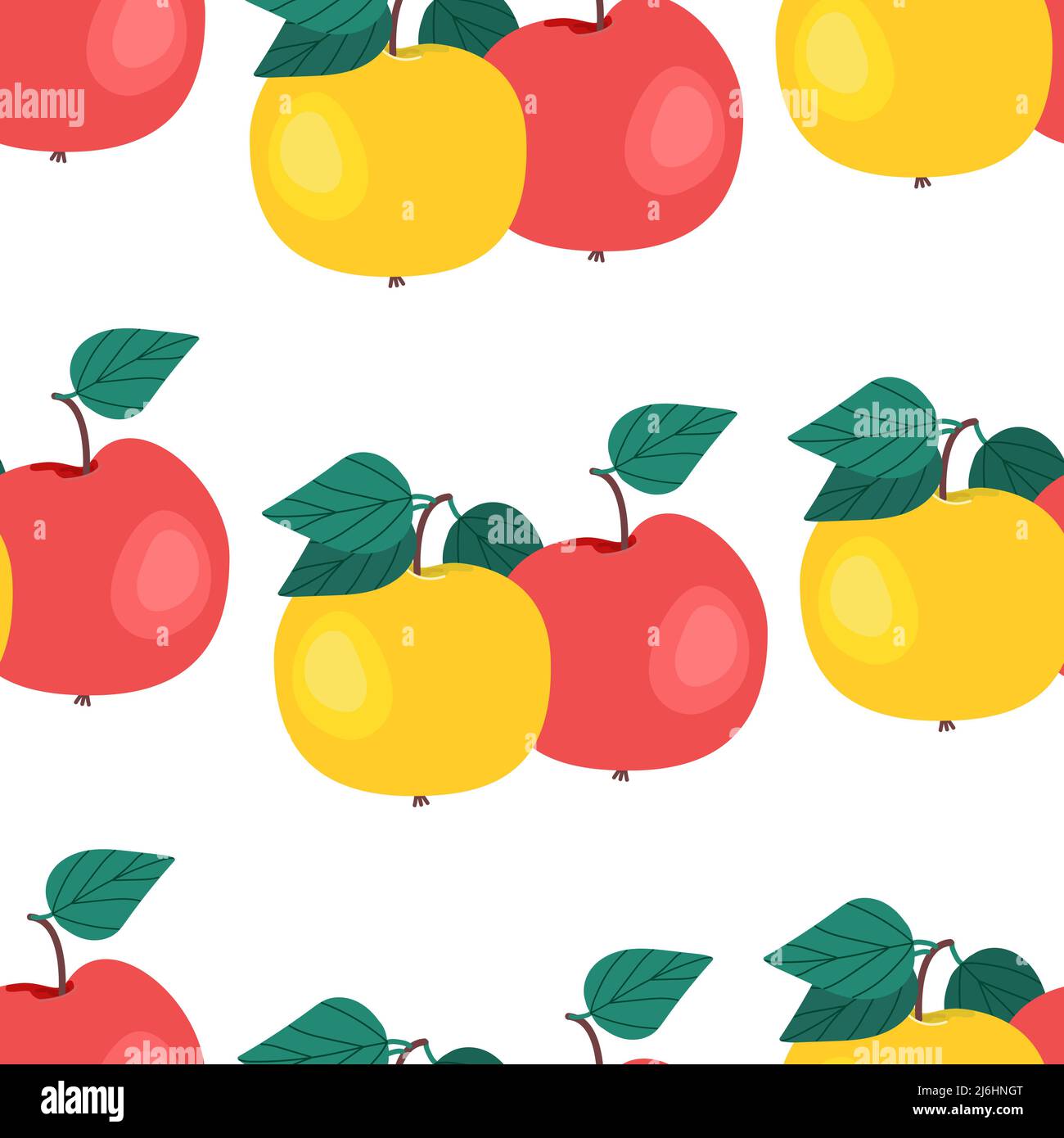 Apples pattern hi-res stock photography and images - Alamy