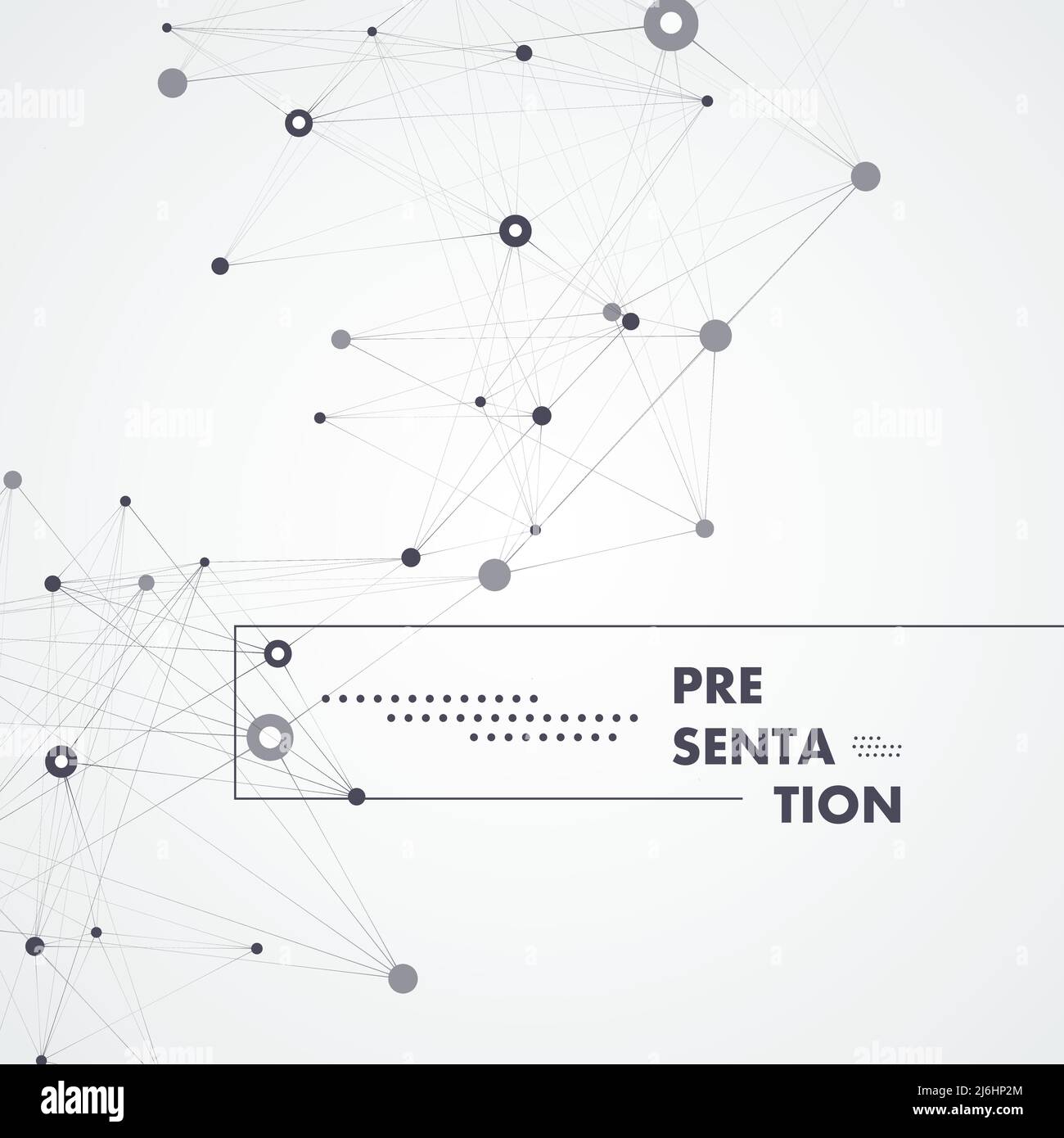 Vector connection abstract molecules. Science and technology graphic ...