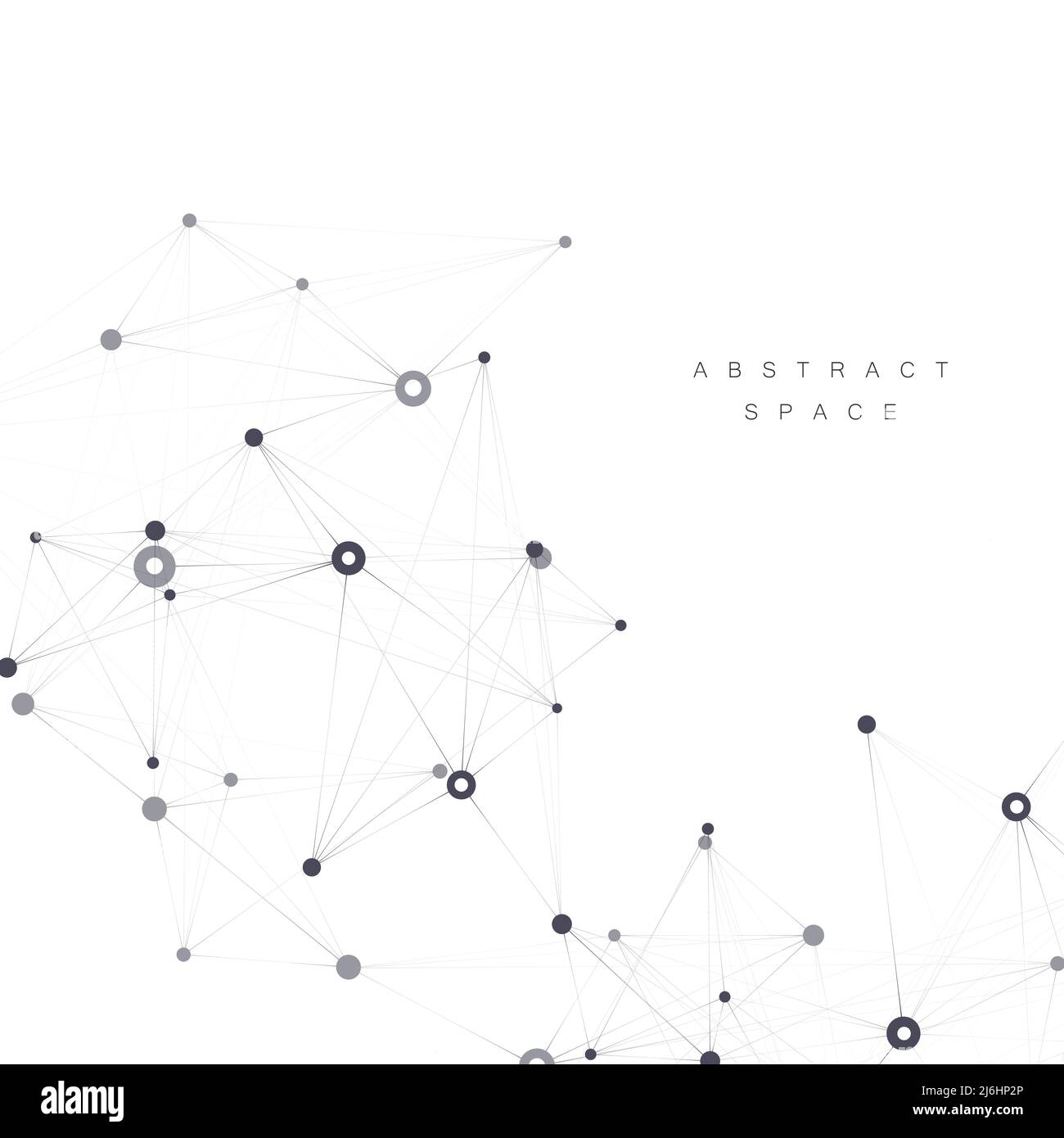 Vector Connection Abstract Molecules Science And Technology Graphic Design Background Stock