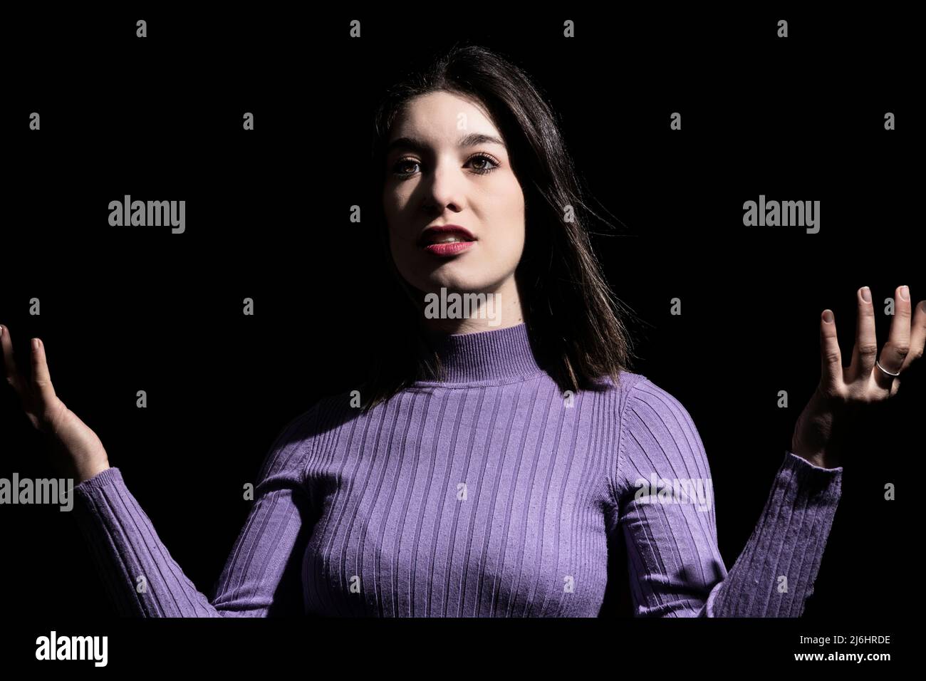 Resigned expression hi-res stock photography and images - Alamy