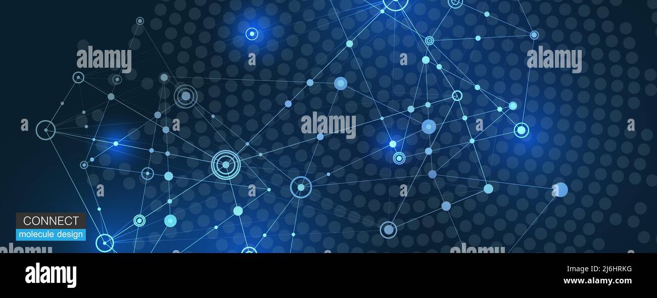 Background molecular structure. Abstract background with a DNA molecule ...