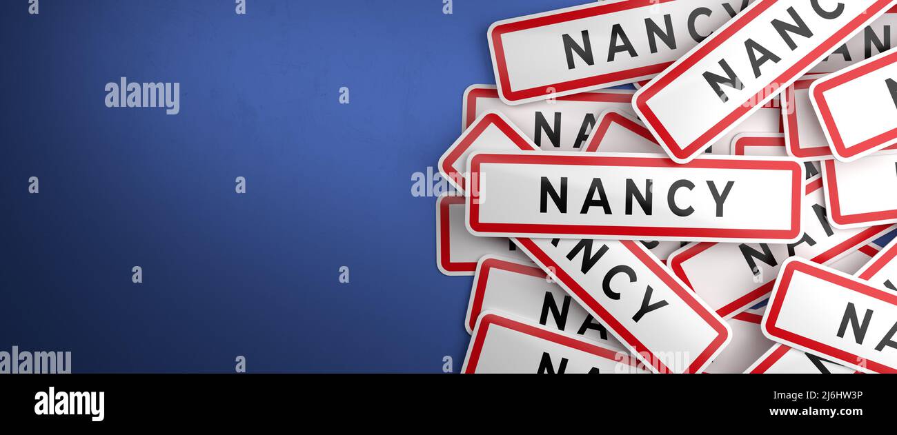 Nancy direction sign hi-res stock photography and images - Alamy