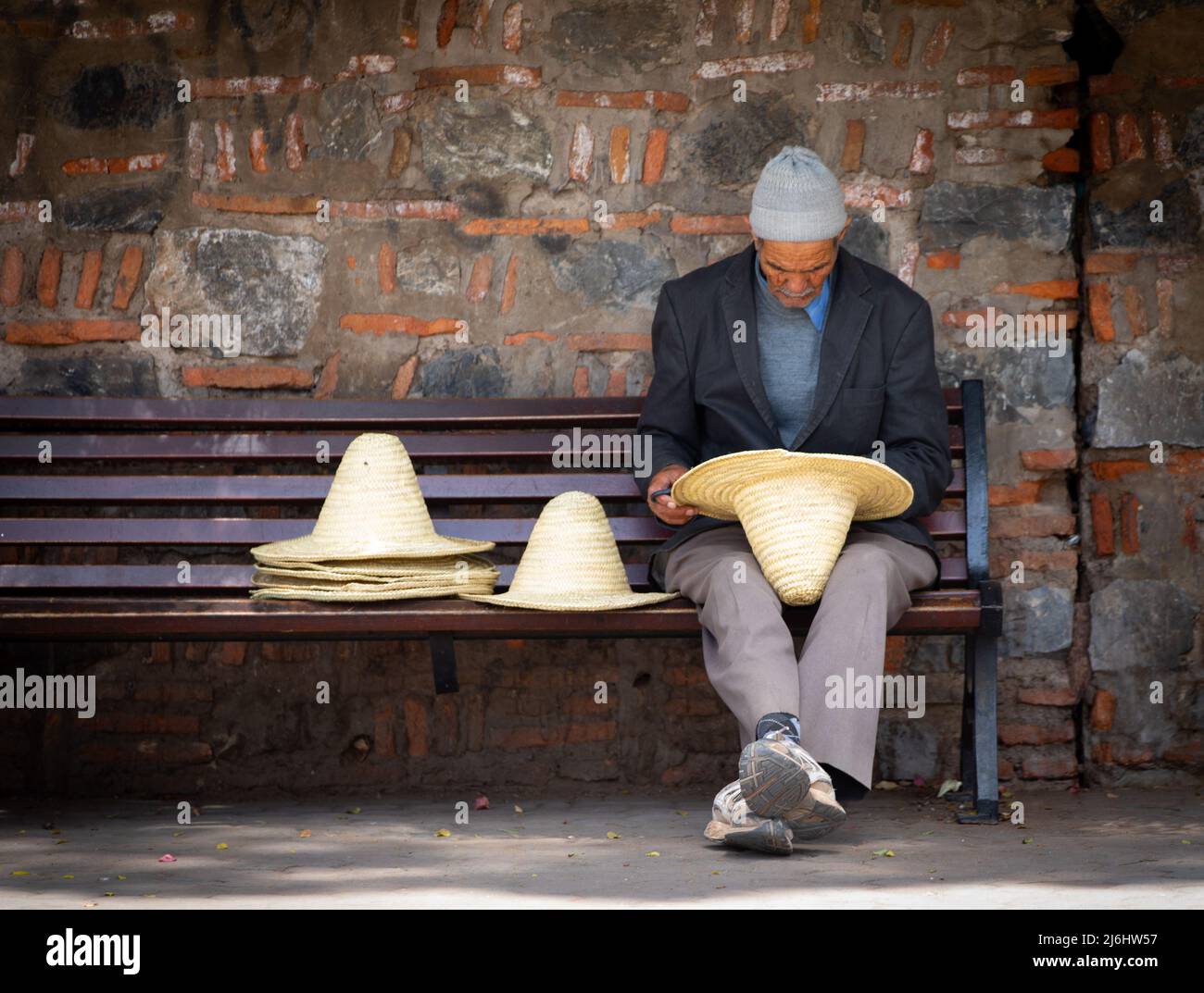 People of Marrakesh, Morocco and Agafay desert Stock Photo - Alamy