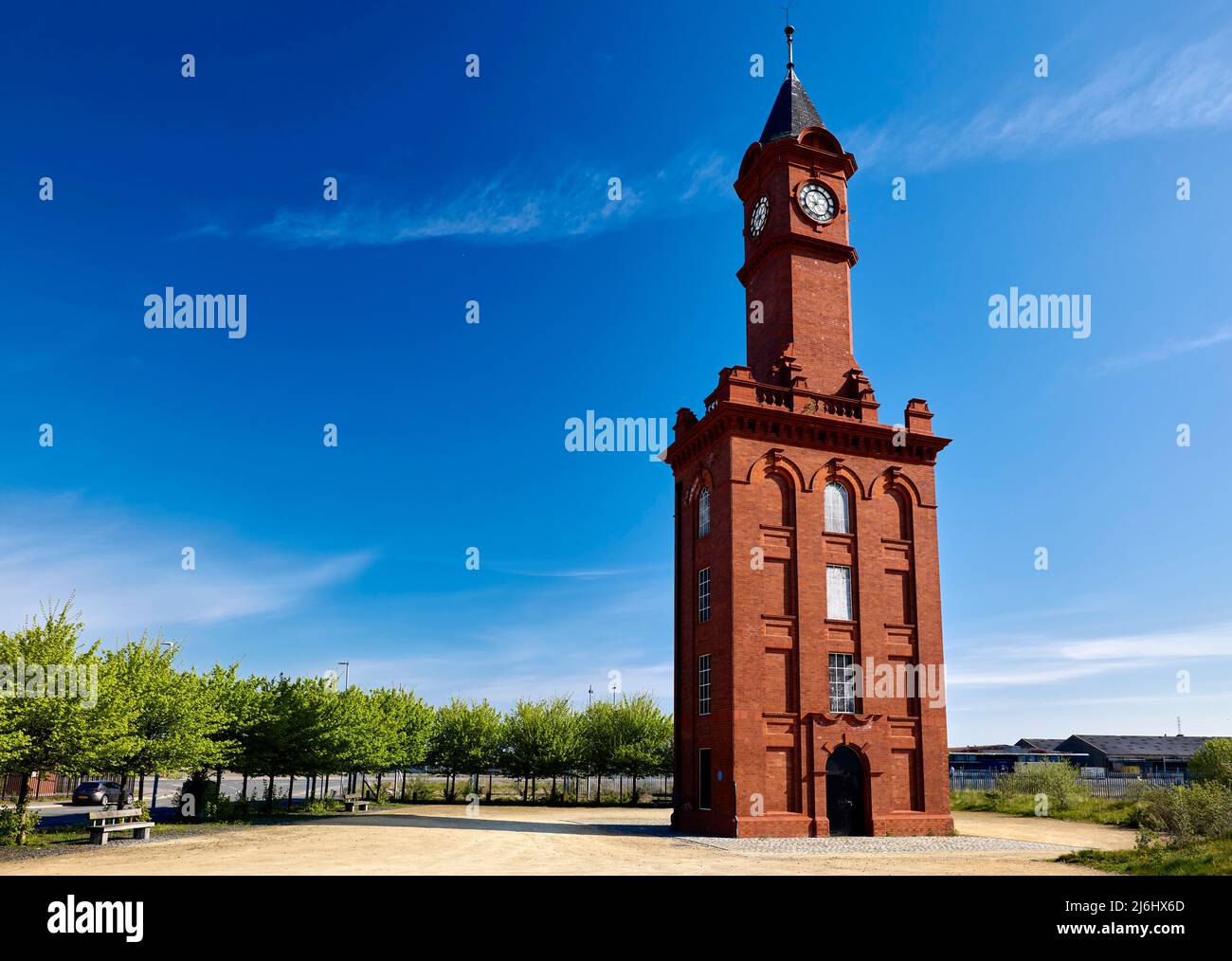 Middlesbrough docks clock tower hi-res stock photography and images - Alamy