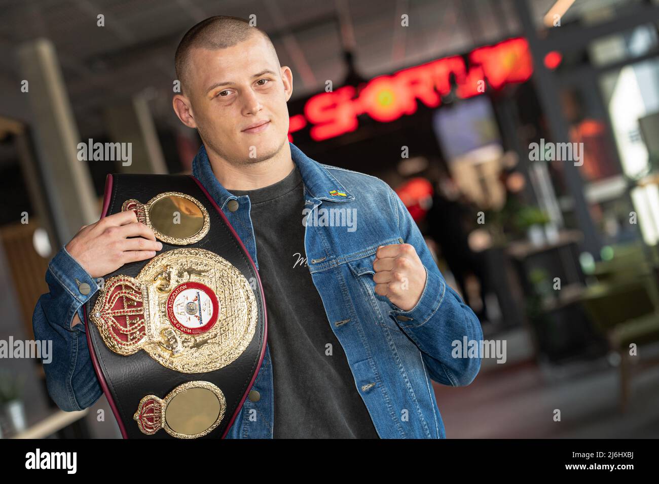 2022-04-26. Eimantas Stanionis - Lithuanian boxer Stock Photo - Alamy