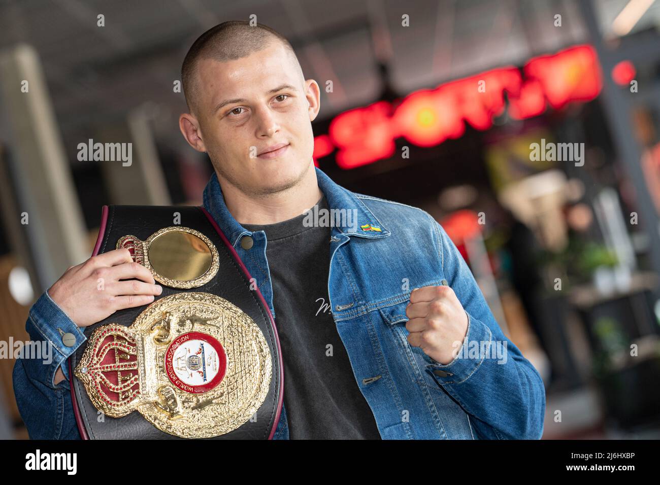 2022-04-26. Eimantas Stanionis - Lithuanian boxer Stock Photo - Alamy