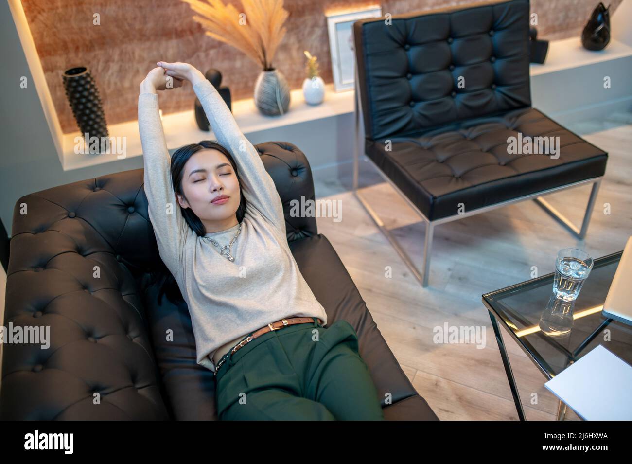 Lady resting hi-res stock photography and images - Alamy