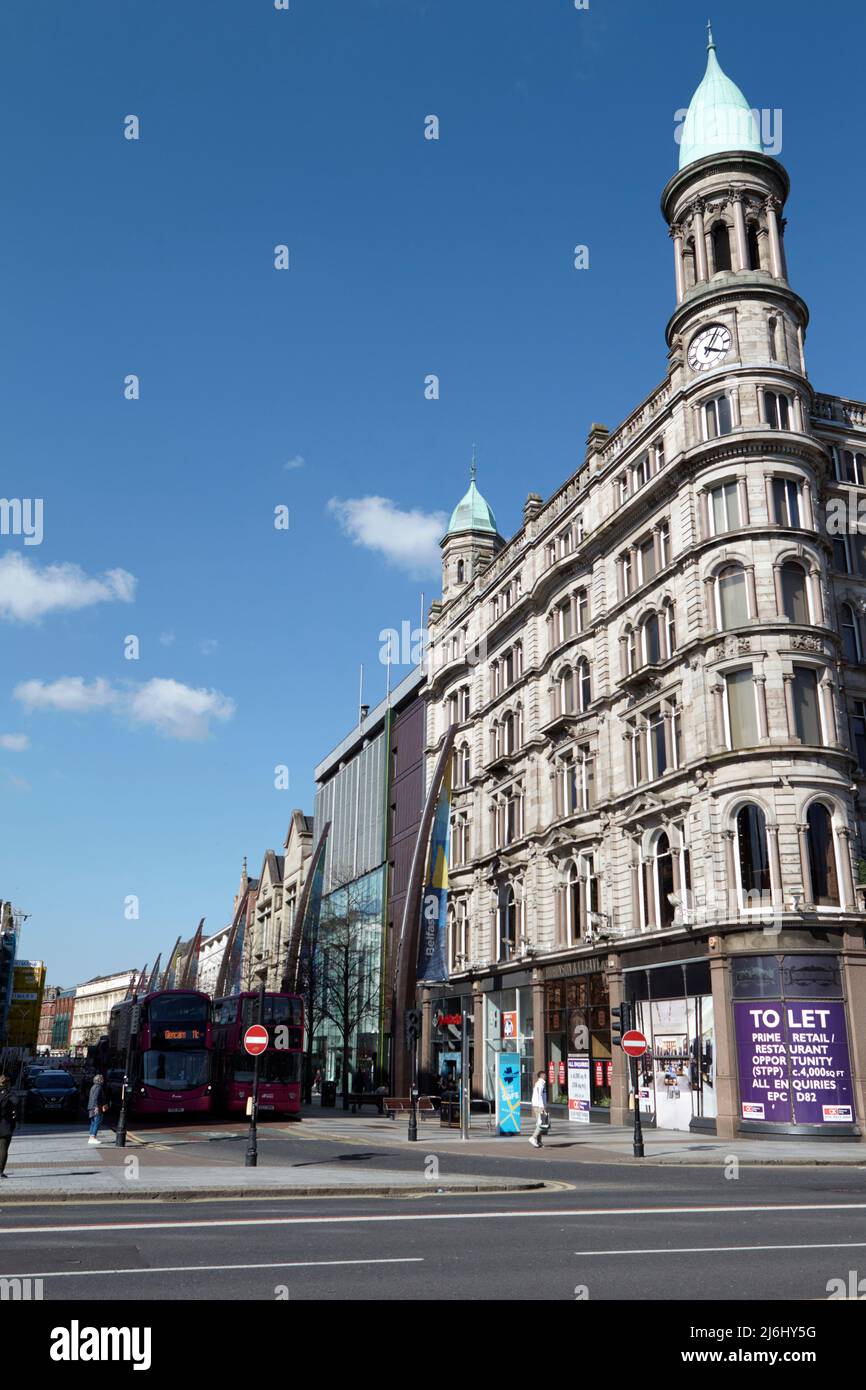 Robinson Cleaver building on Donegall Place main shopping street in ...