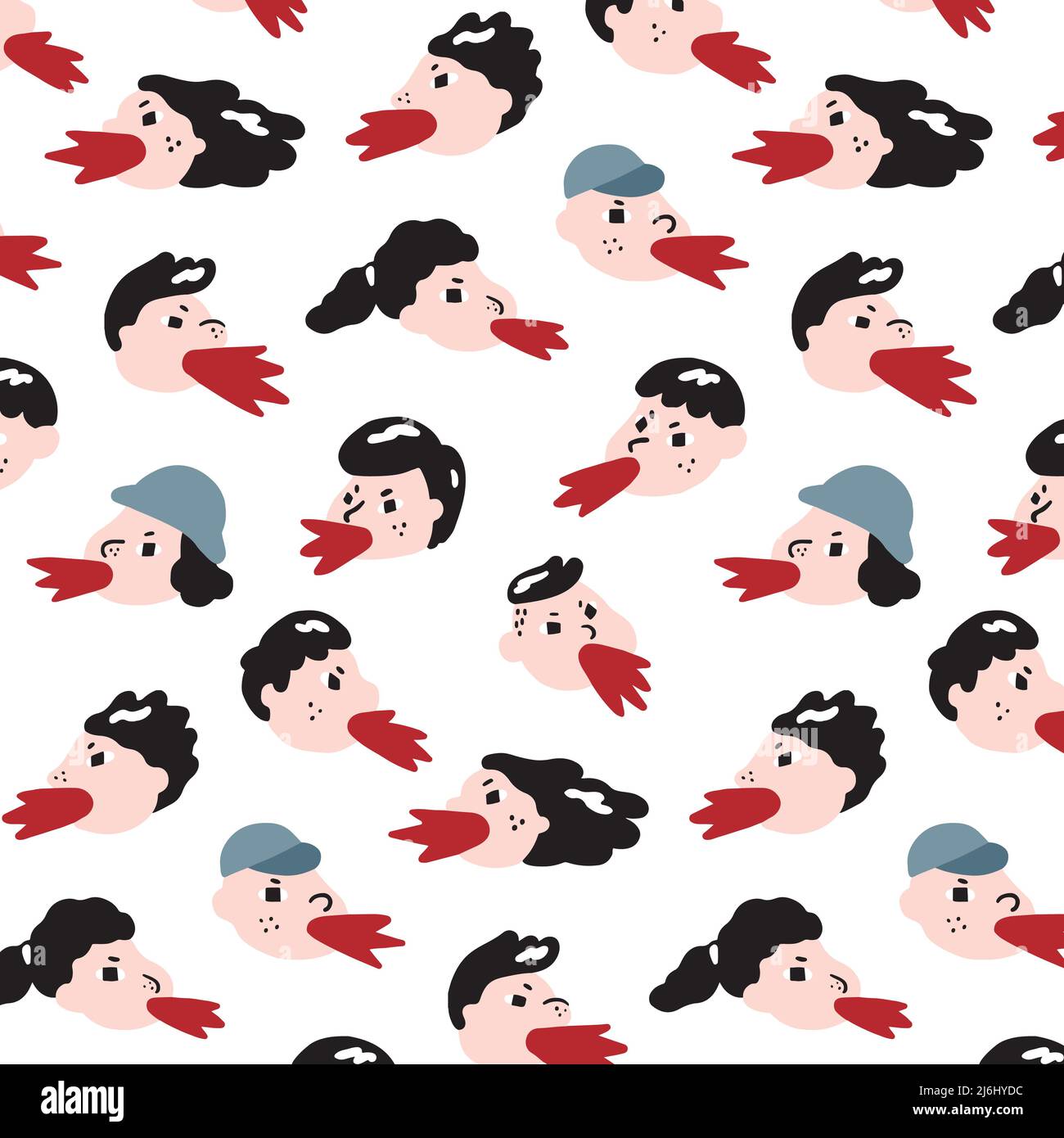 Shouting woman abstract Stock Vector Images - Alamy