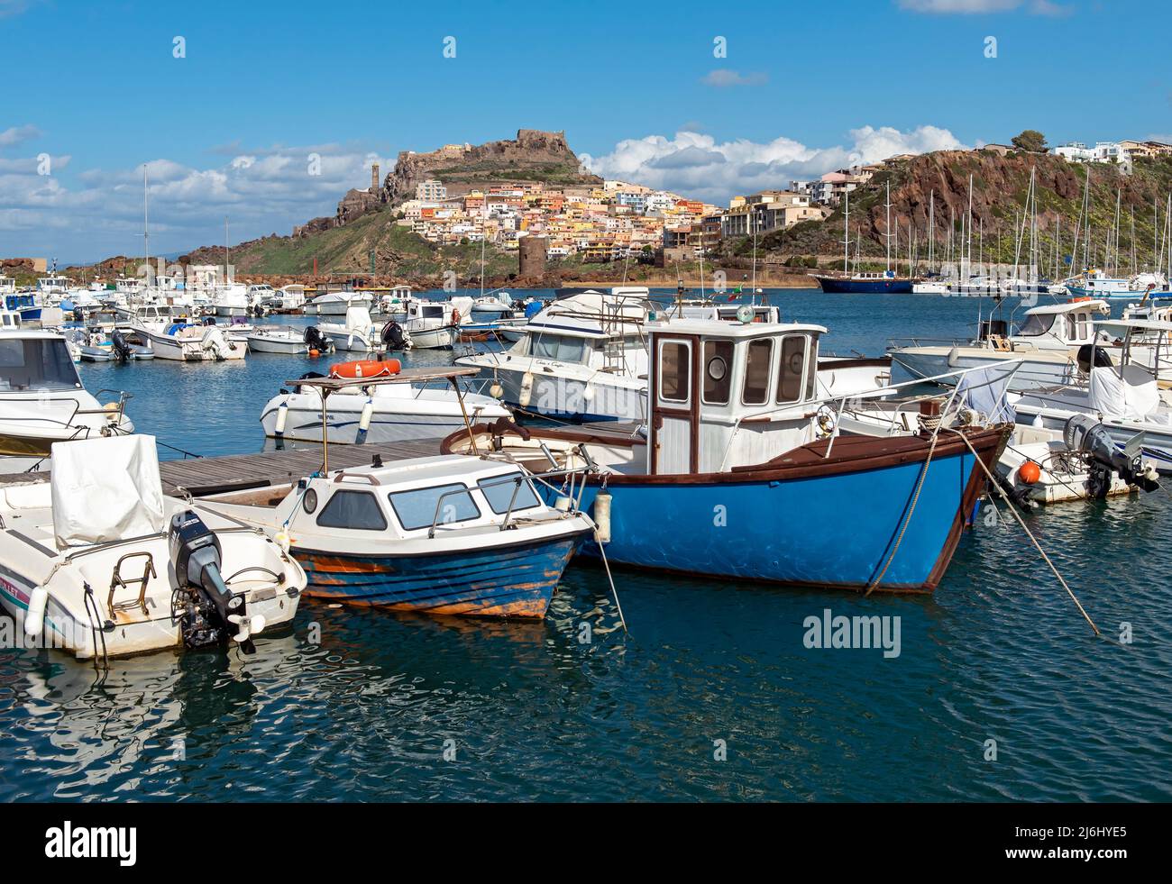 Boat sardinia motor yacht italy hi-res stock photography and images - Alamy
