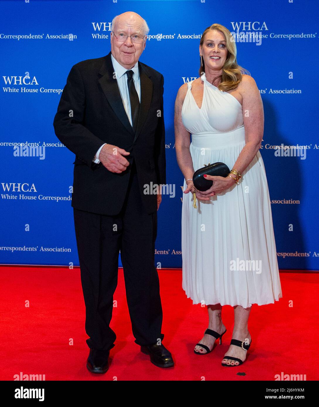 United States Senator Patrick Leahy (Democrat of Vermont), left ...