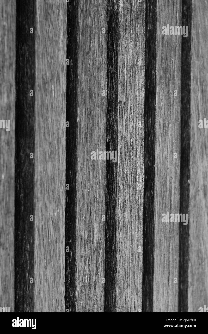 Strong lines amongst the wooden slats Stock Photo - Alamy