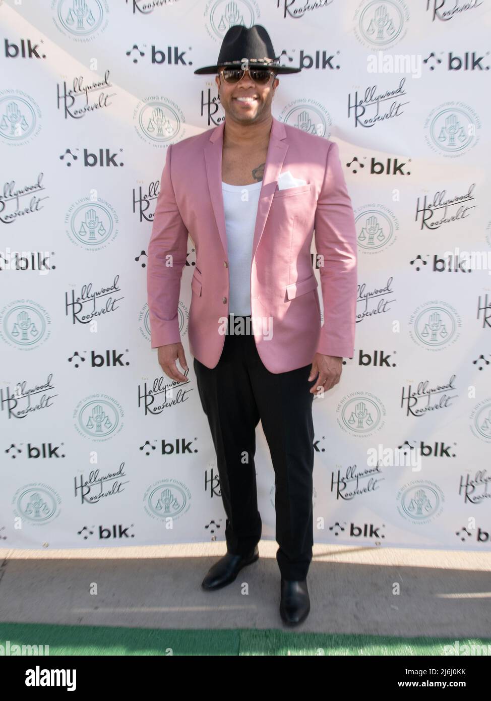 May 1, 2022, Hollywood, California, USA: Brandon Larkins attends HIT ...