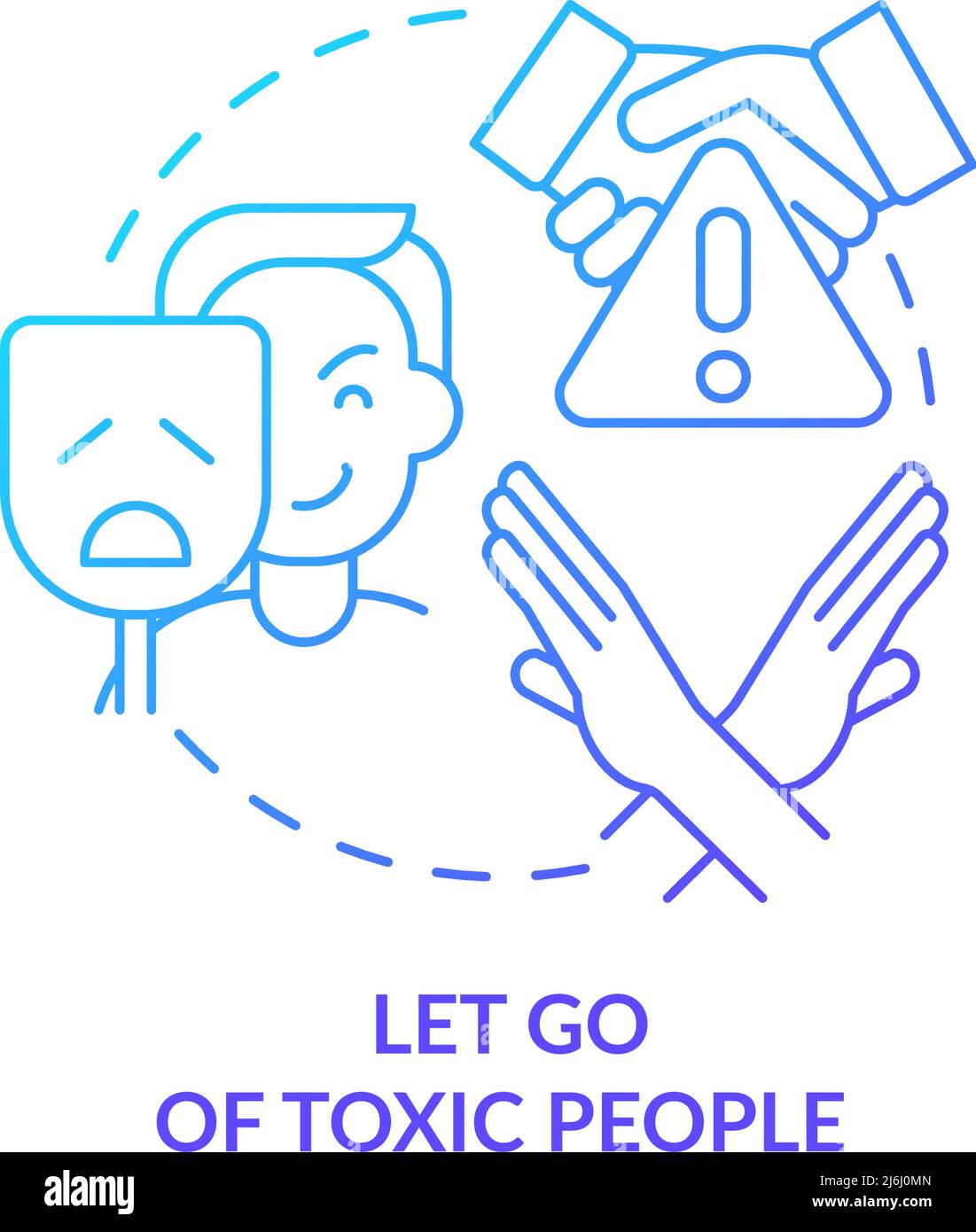 Toxic friend Stock Vector Images - Alamy