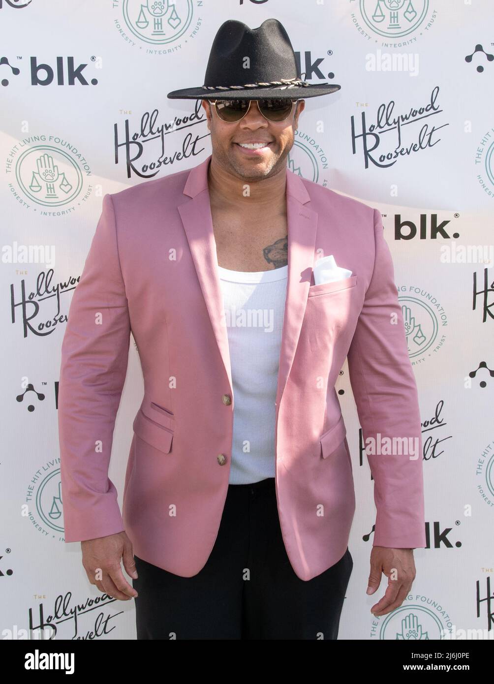 May 1, 2022, Hollywood, California, USA: Brandon Larkins attends HIT ...