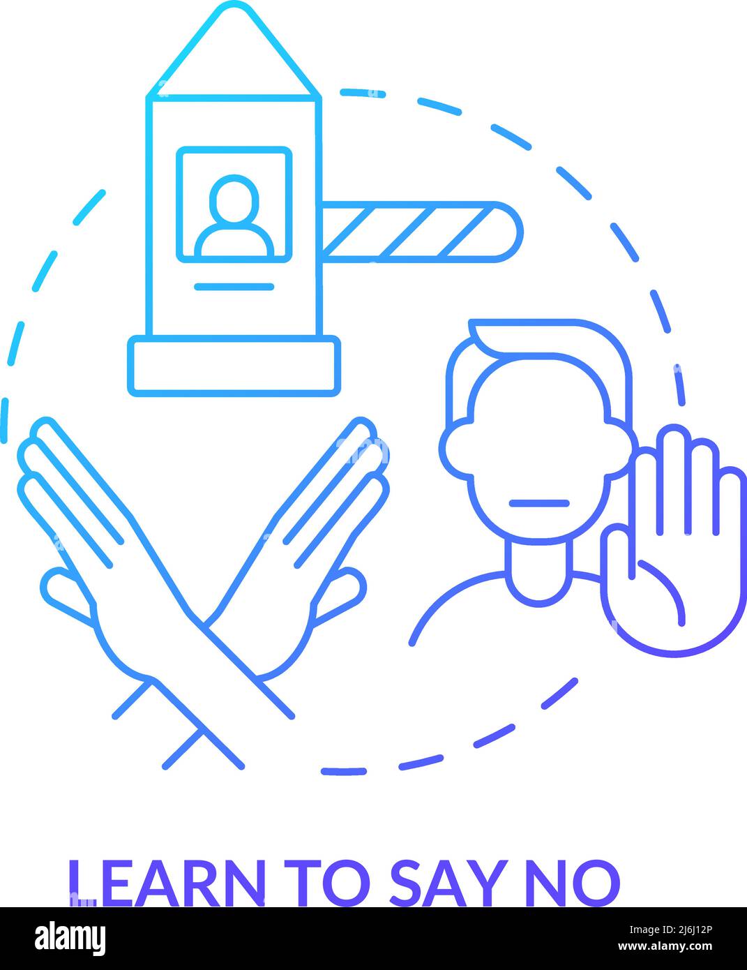 Learn how to say no hi-res stock photography and images - Alamy