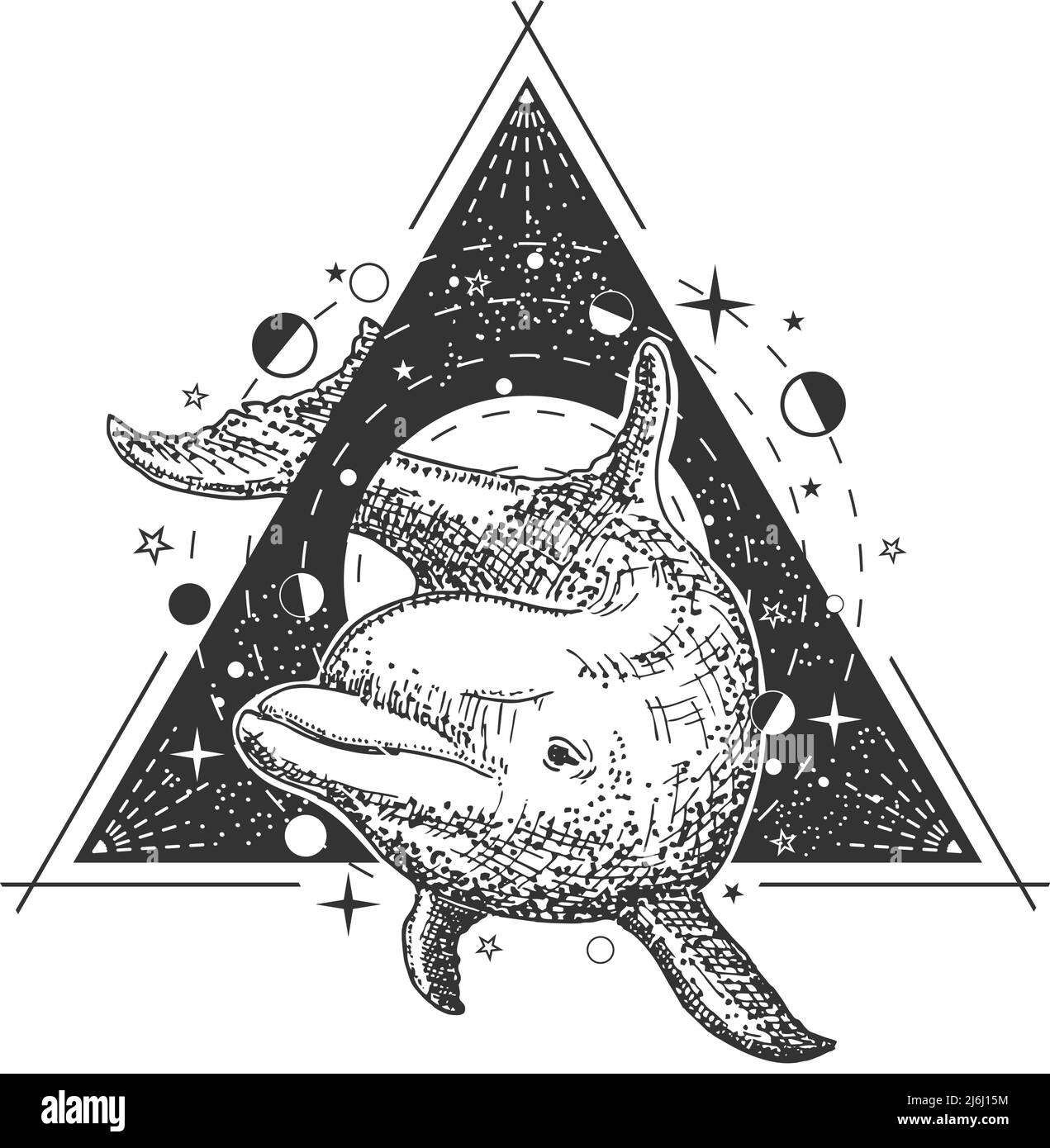 Detailed ocean art Black and White Stock Photos & Images - Alamy