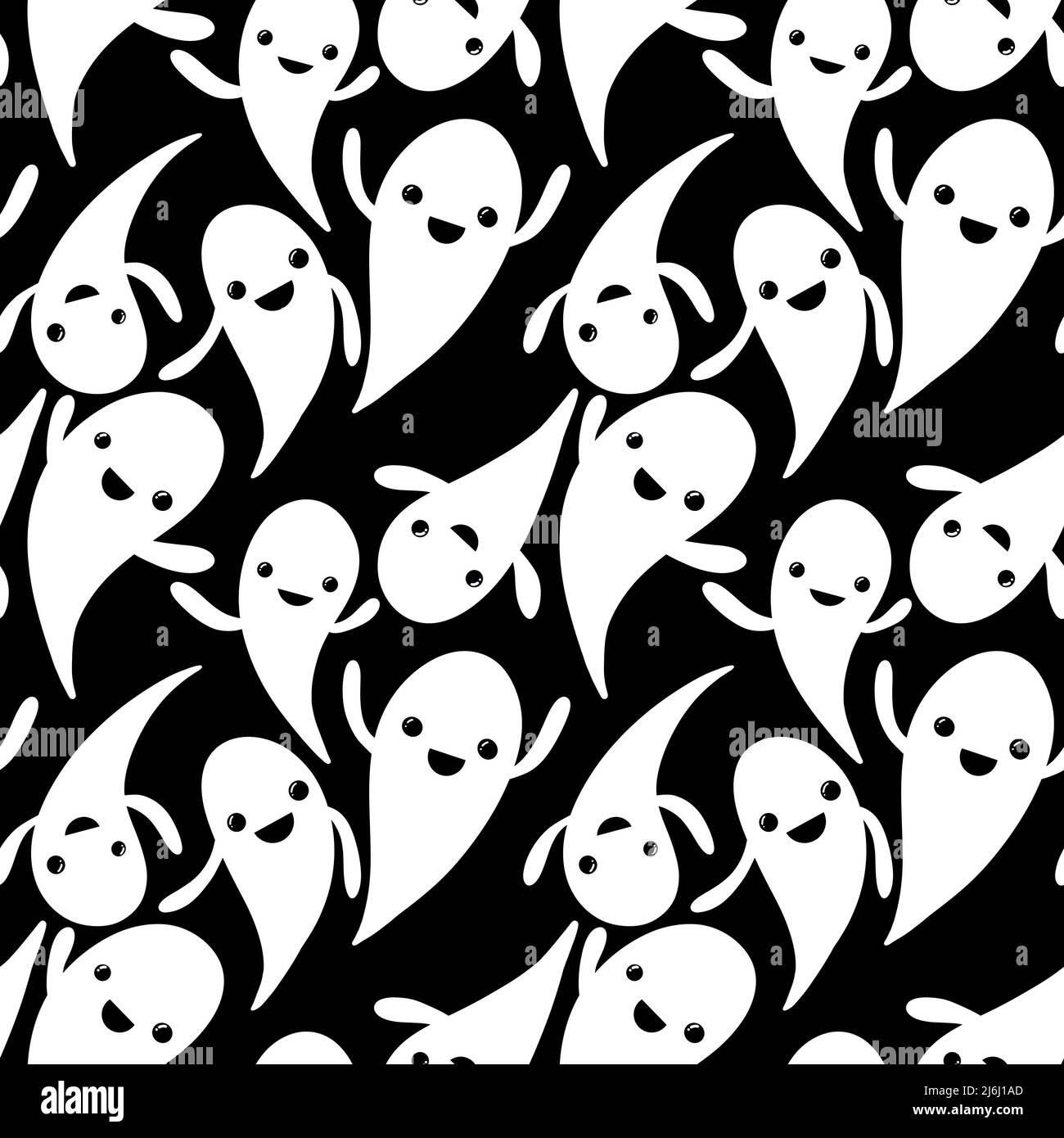 Halloween seamless ghost pattern for wallpaper and packaging and gifts ...