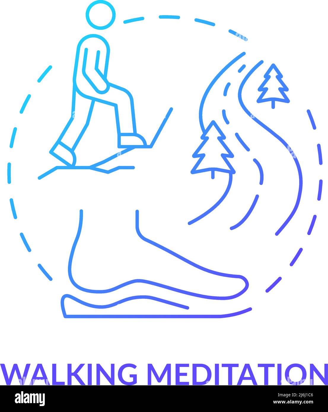 Walking with nature Cut Out Stock Images & Pictures - Alamy