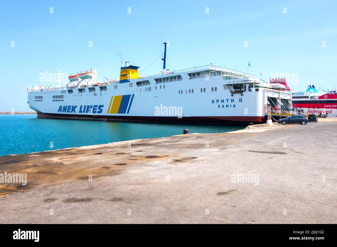 Anek lines ferry hi-res stock photography and images - Alamy