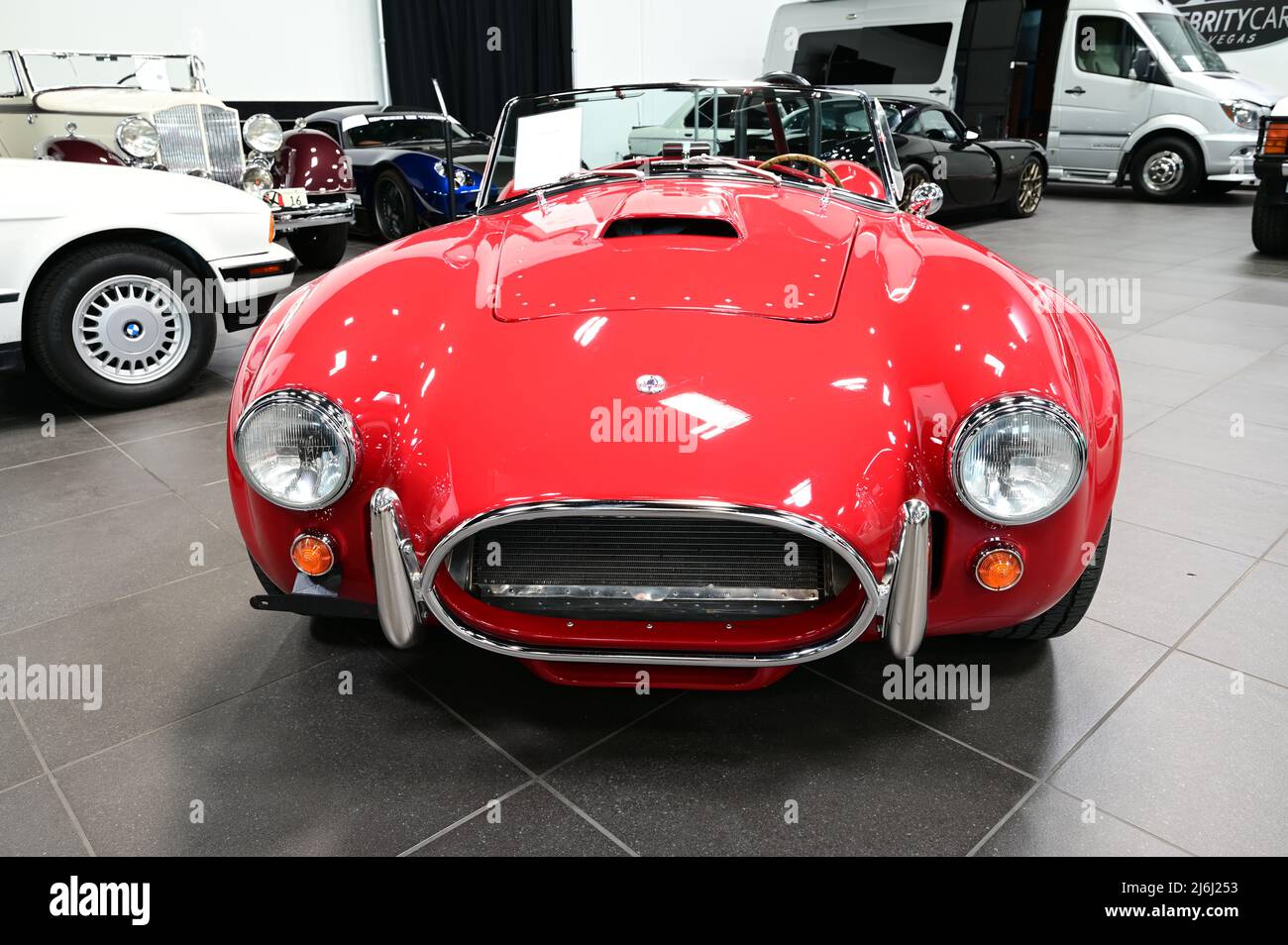 AC Cobra replica in a showroon in Las Vegas Stock Photo - Alamy