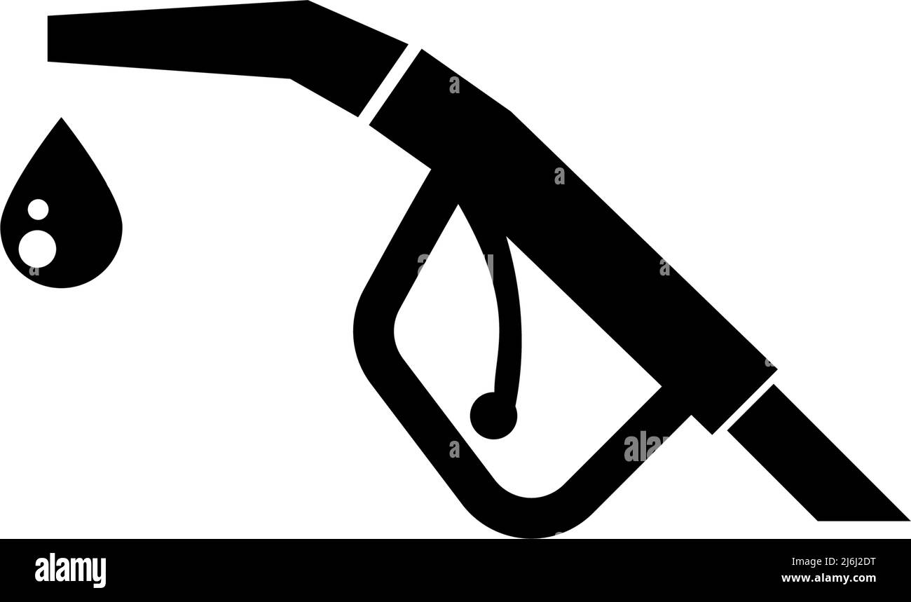 Gasoline Fuel Pump Dispenser, Petrol Gas Station Nozzle. Flat Vector ...