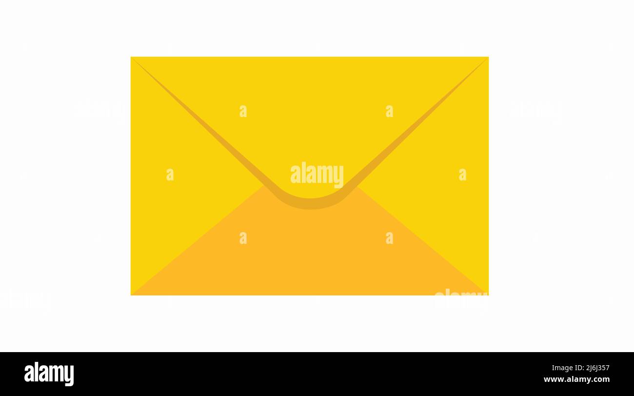 Envelope Illustration. Vector isolated flat editable illustration of an ...