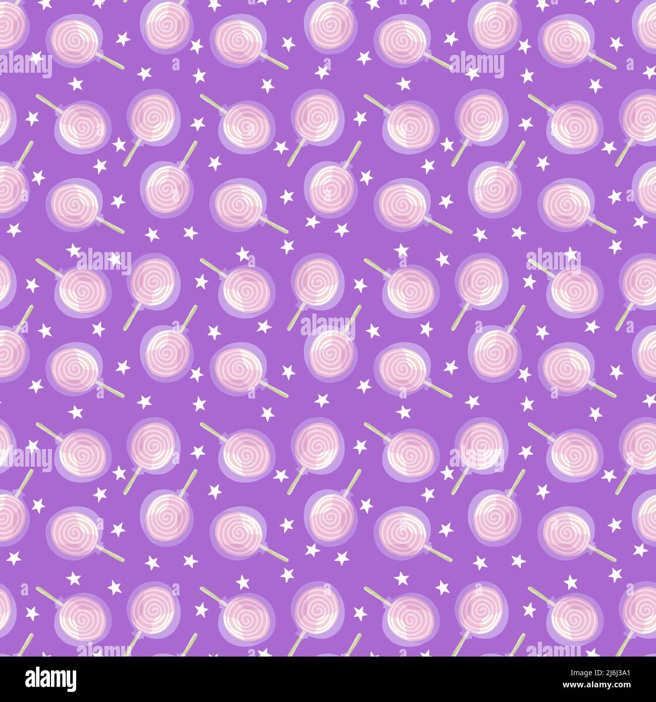 Kids seamless candy pattern for fabrics and textiles and packaging and ...