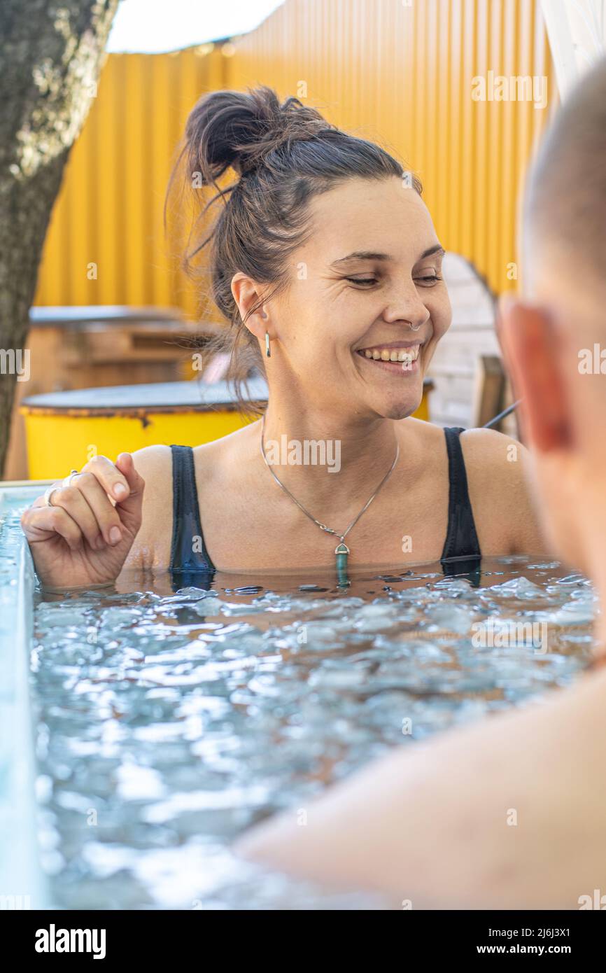 Immersion ice bath hi-res stock photography and images - Alamy