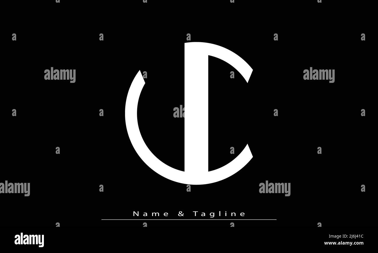 Letter uc logo Black and White Stock Photos & Images - Alamy