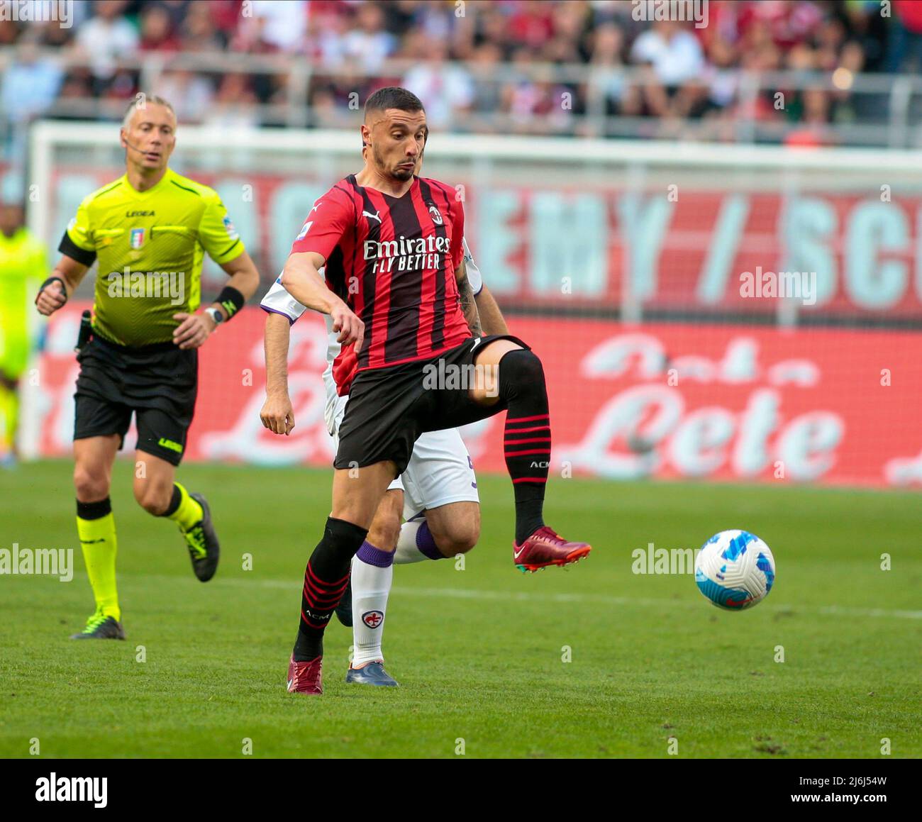 Rade Krunic (Ac Milan) during the Italian championship Serie A football ...