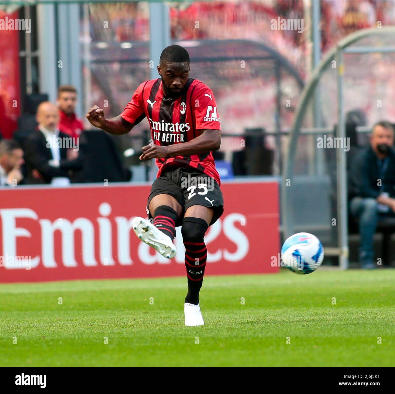 Fikayo Tomori (Ac Milan) during the Italian championship Serie A ...