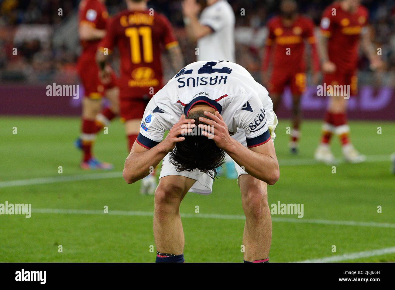 Denso Kasius of Bologna FC during football Match, Stadio Olimpico, Roma ...