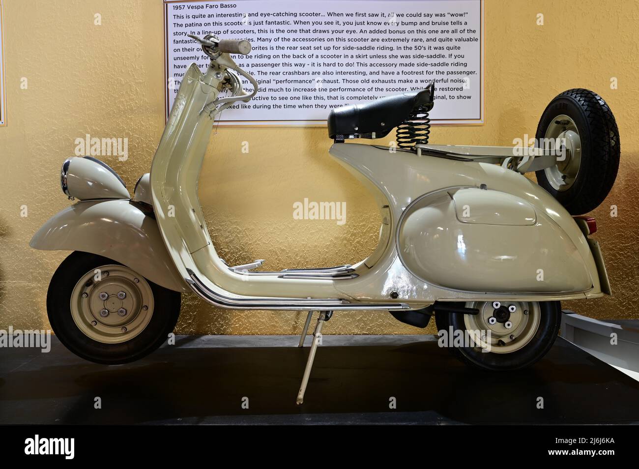 A Vespa Italian scooter Stock Photo - Alamy