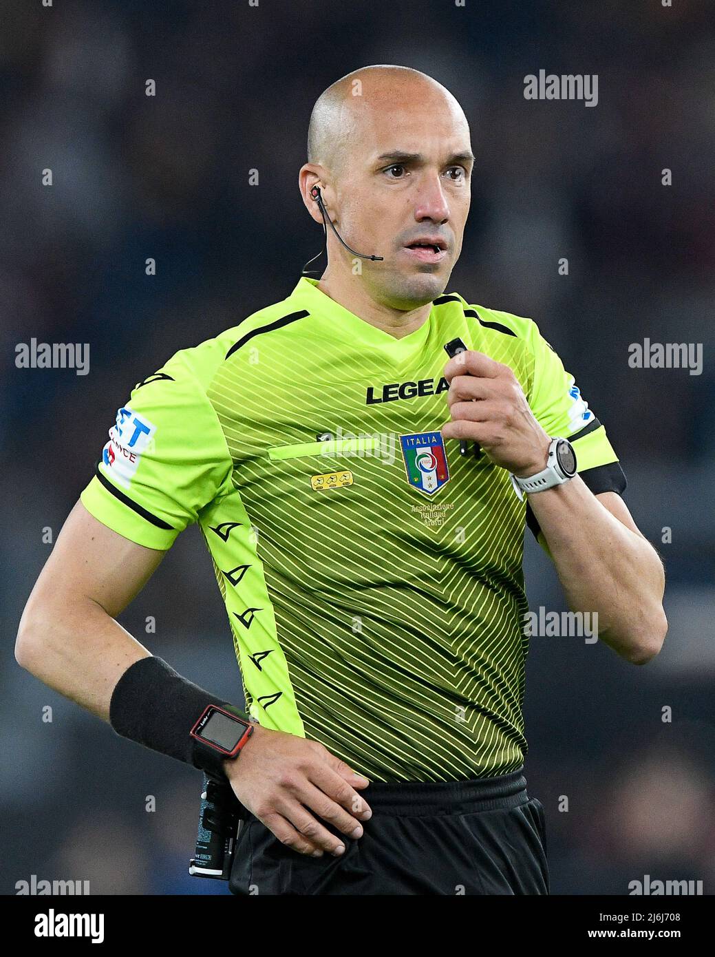 referee Michael Fabbri during football Match, Stadio Olimpico, Roma v ...